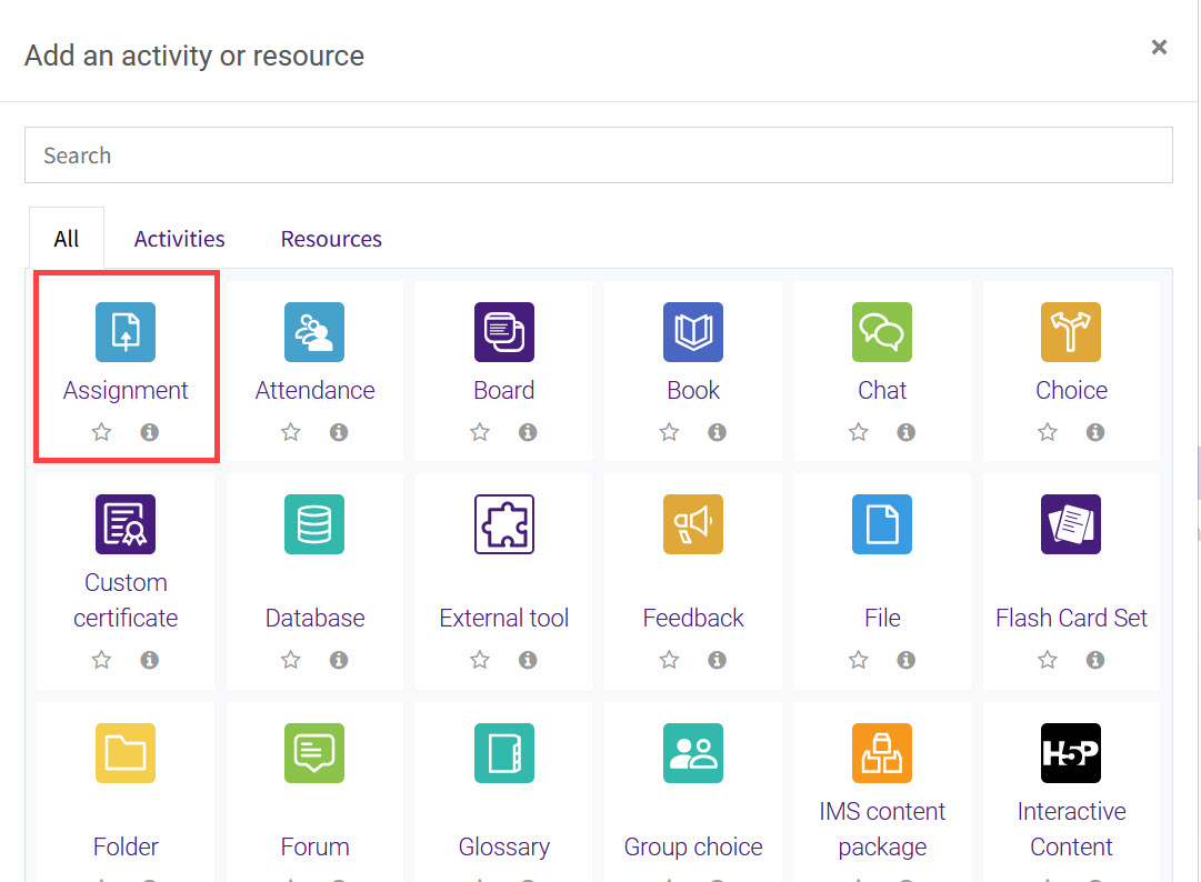 Moodle: Activities & Resources: Adding and Editing an Assignment - GROK Knowledge Base
